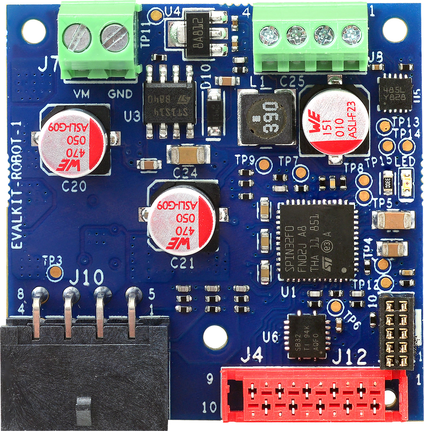 STMicroelectronics STSPIN32F0 | Demoboard EVALKIT-ROBOT-1 | Würth Elektronik Reference Design Search